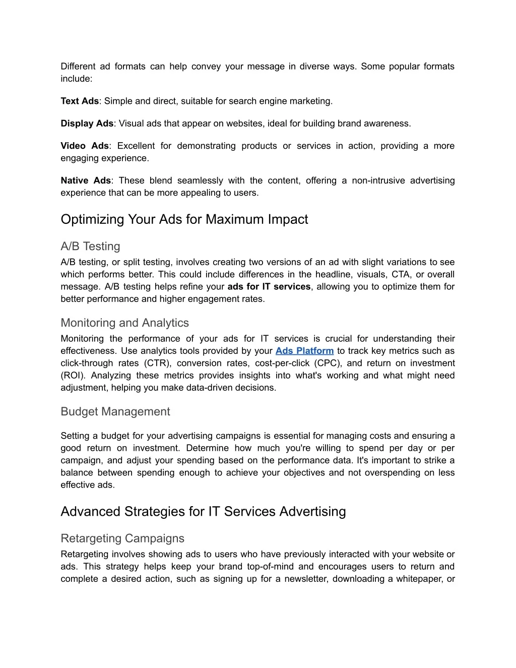 PPT - The Ultimate Guide to Creating Ads for IT Services PowerPoint ...