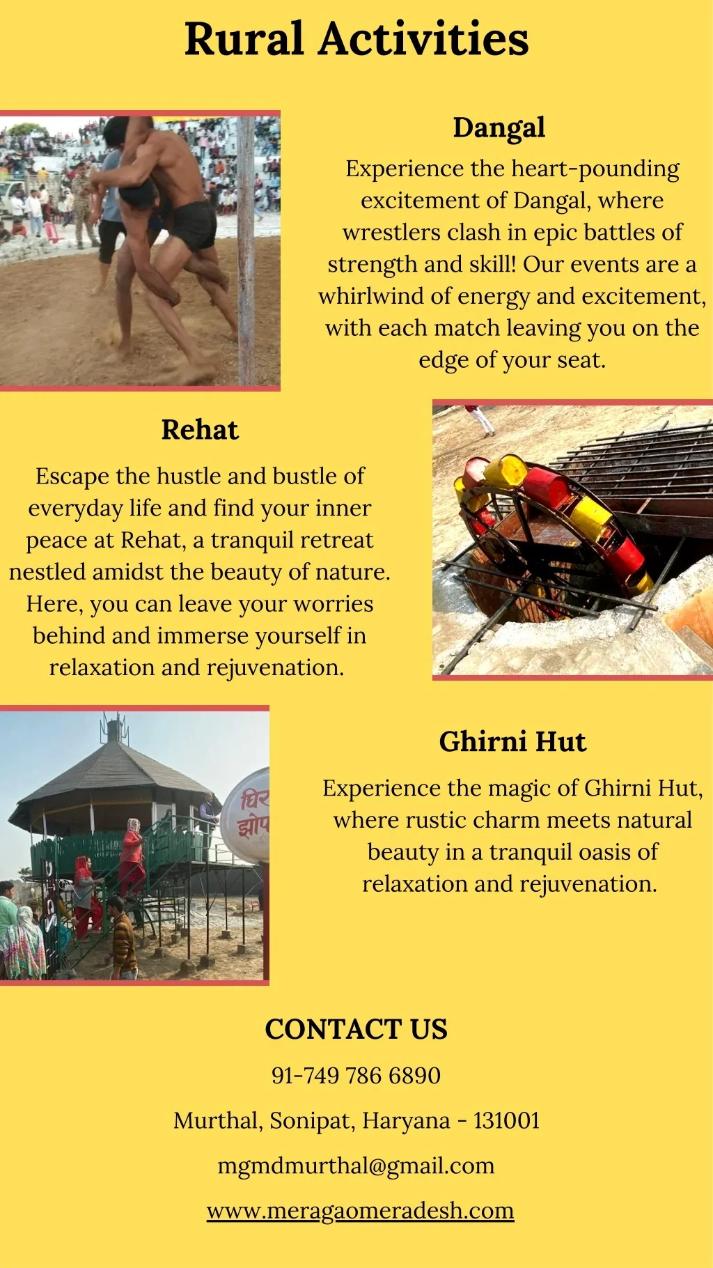 PPT - Mera Gaon Mera Desh Your Village Escape Near Murthal PowerPoint ...