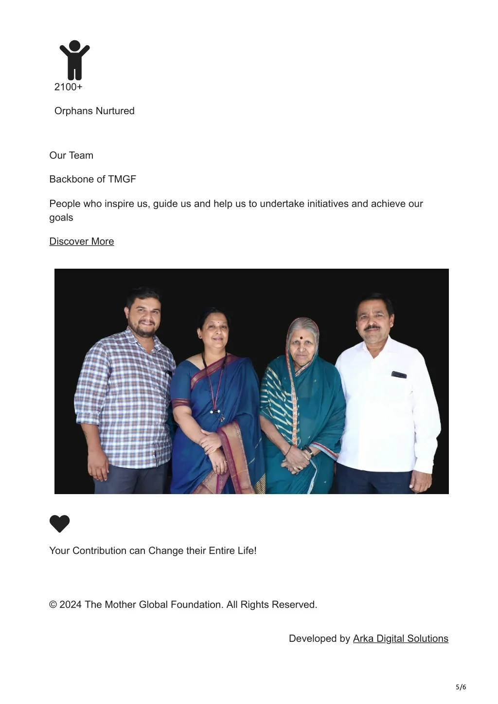 PPT - sindhutaisapkal.org-About Us The Mother Global Foundation ...