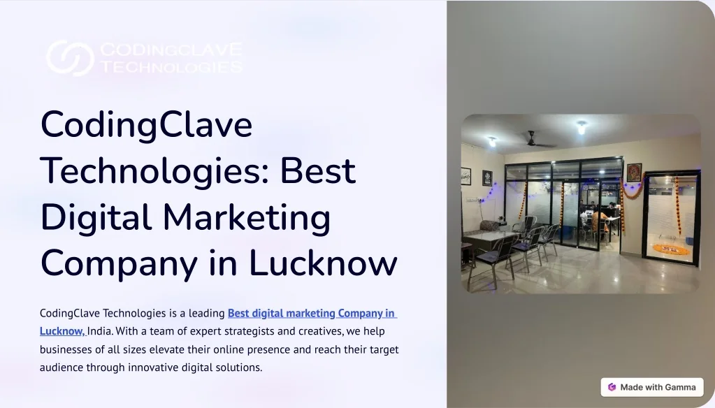 PPT - Best Digital Marketing Company in Lucknow PowerPoint Presentation - ID:13436319