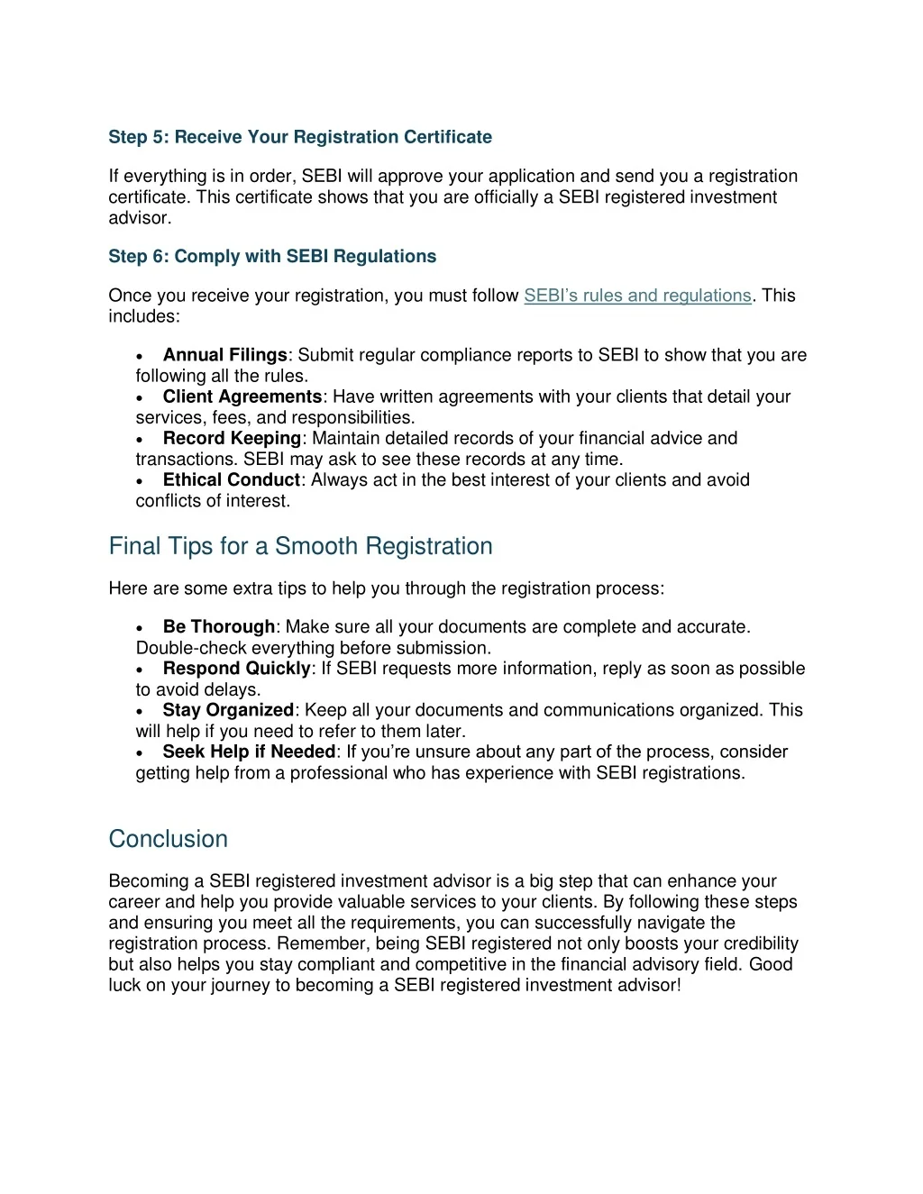 PPT - How to Successfully Register as a SEBI Investment Advisor ...