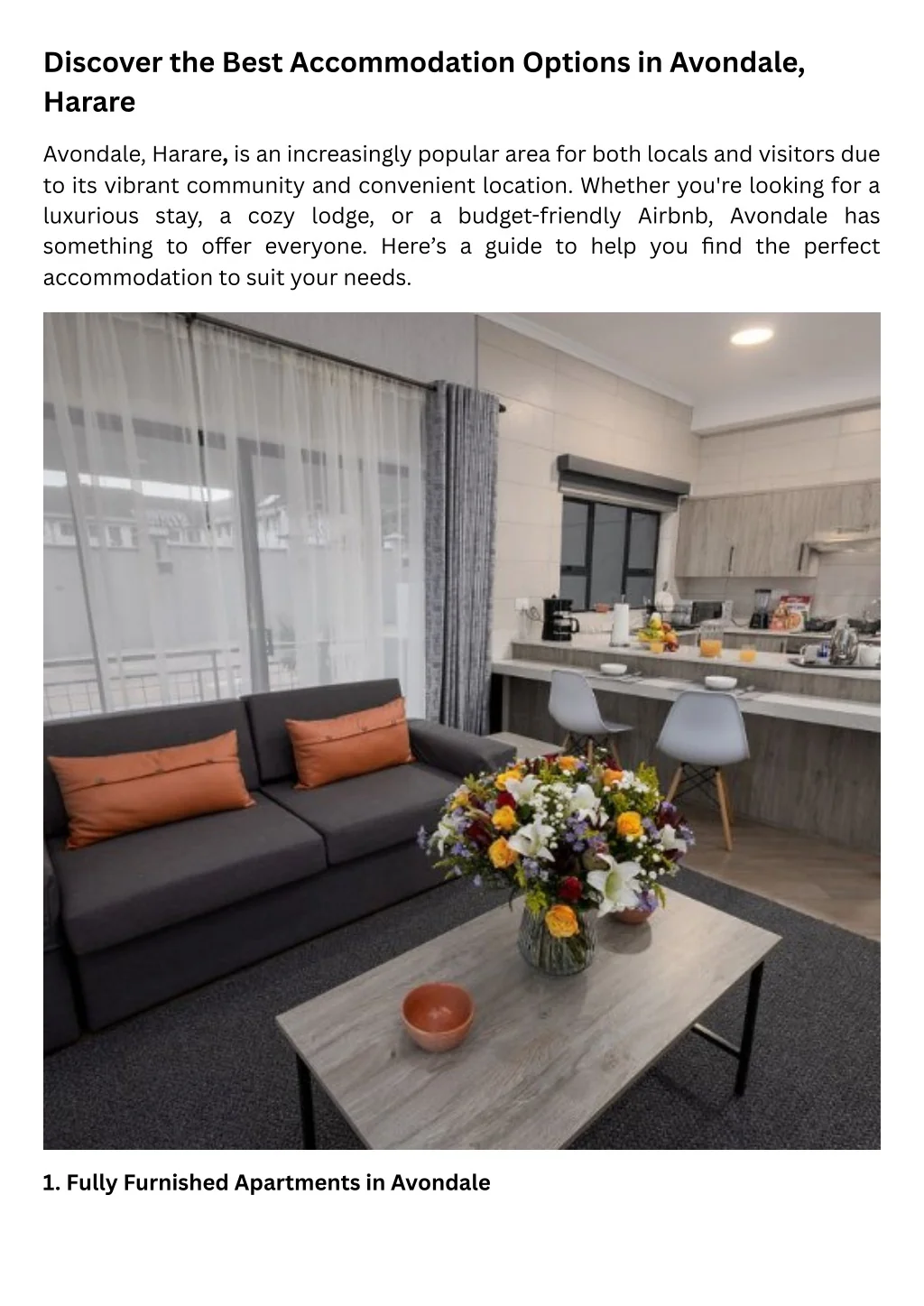 PPT - Discover the Best Accommodation Options in Avondale, Harare ...