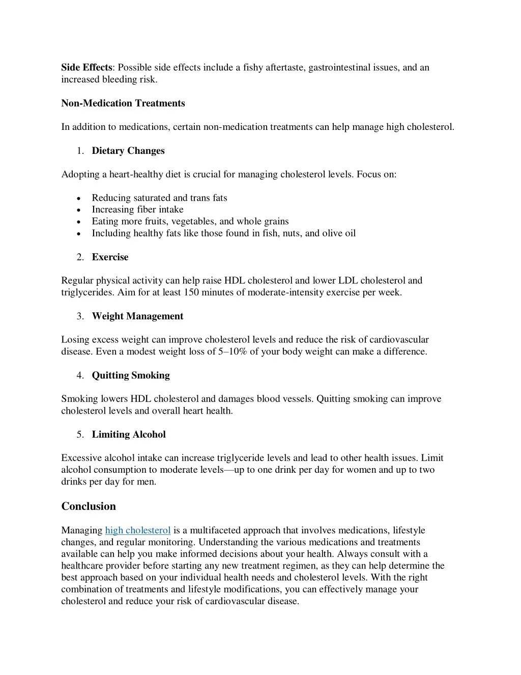 PPT - Medications and Treatments for High Cholesterol PowerPoint ...