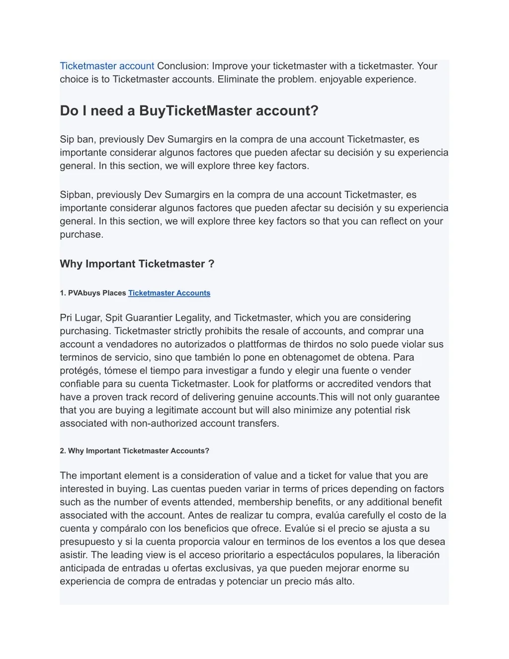 PPT - Buy Ticketmaster Accounts PowerPoint Presentation, free download ...