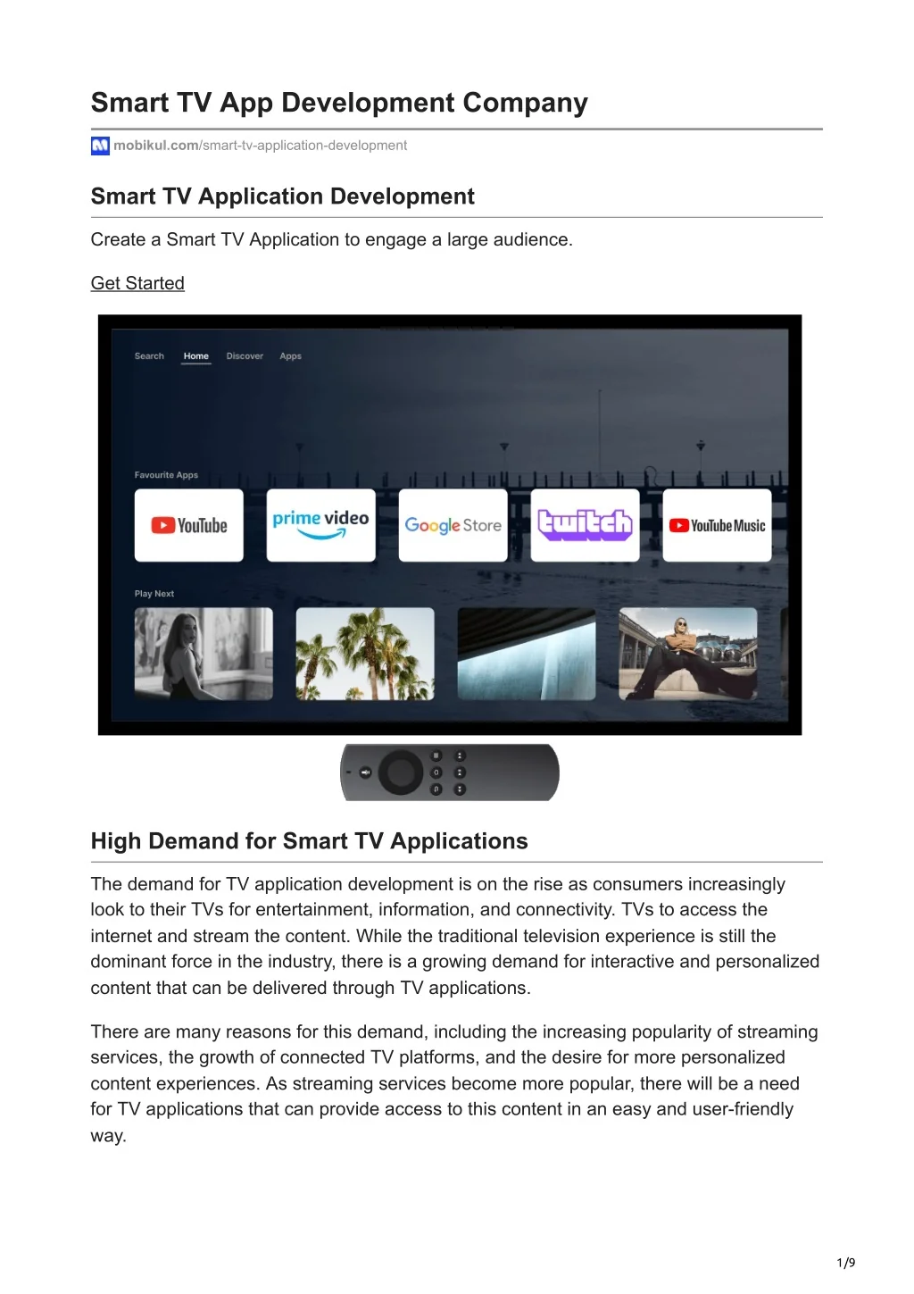 PPT - How can you optimize your smart TV app for better performance ...