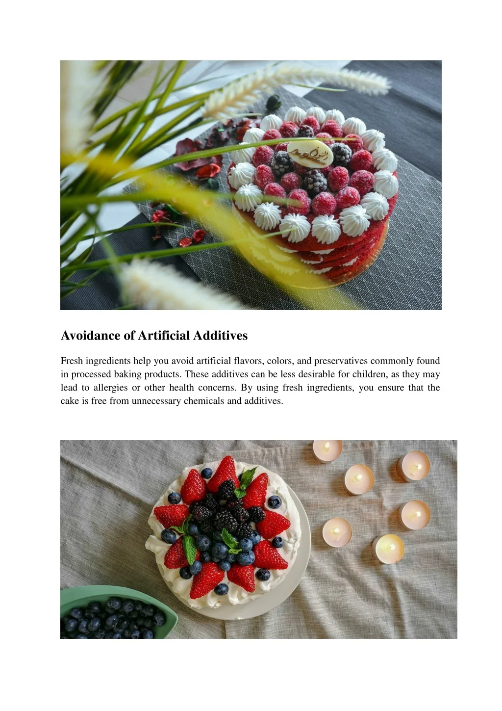 PPT - Why Fresh Ingredients Matter for Kids’ Birthday Cakes PowerPoint ...