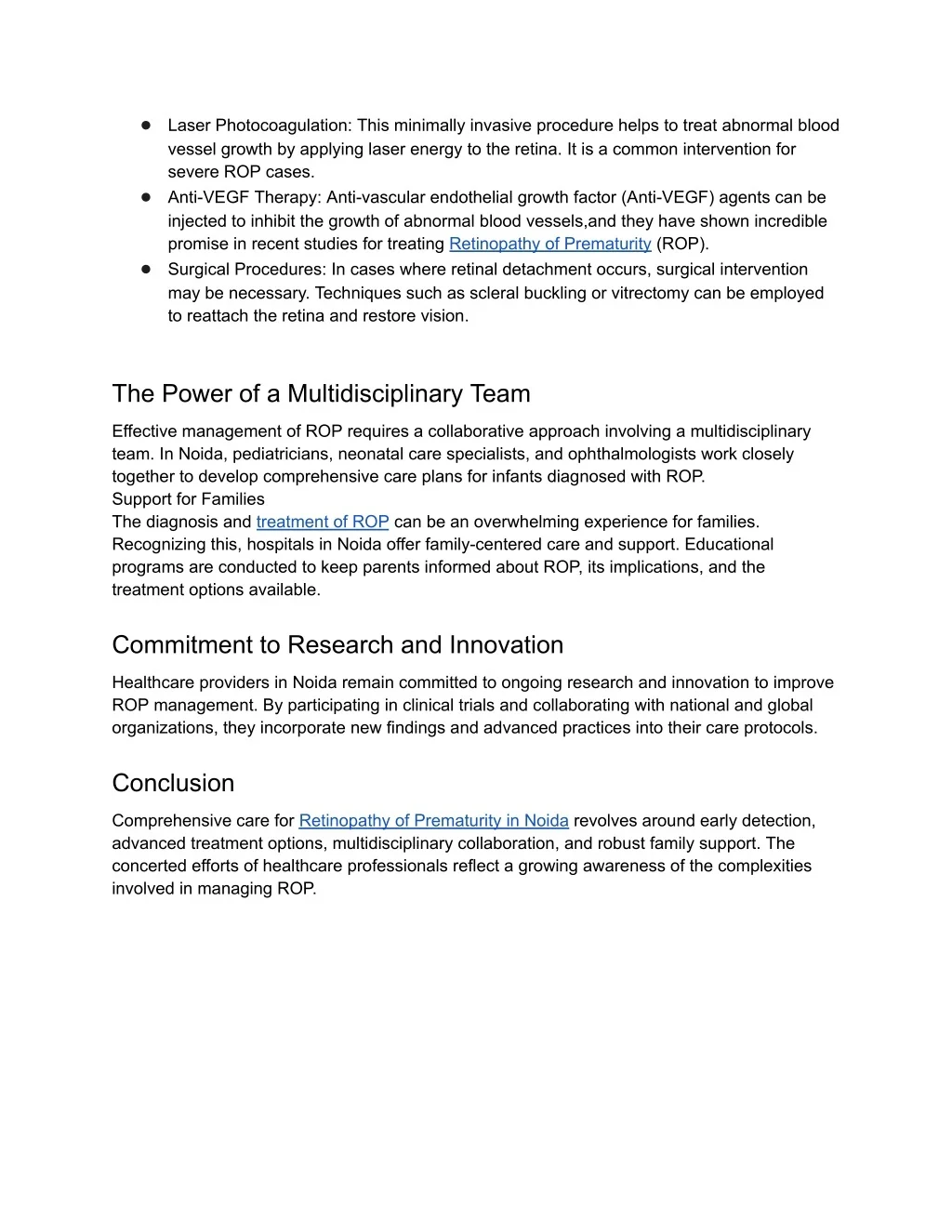 PPT - Comprehensive Care for Retinopathy of Prematurity in Noida ...
