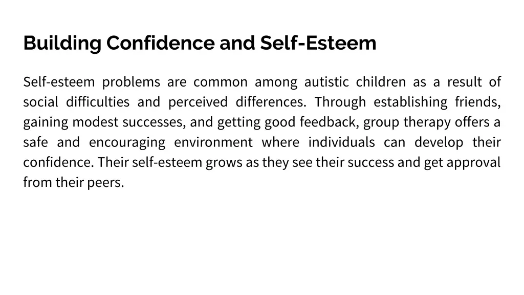 PPT - How Group Therapy Benefits Children with Autism PowerPoint ...
