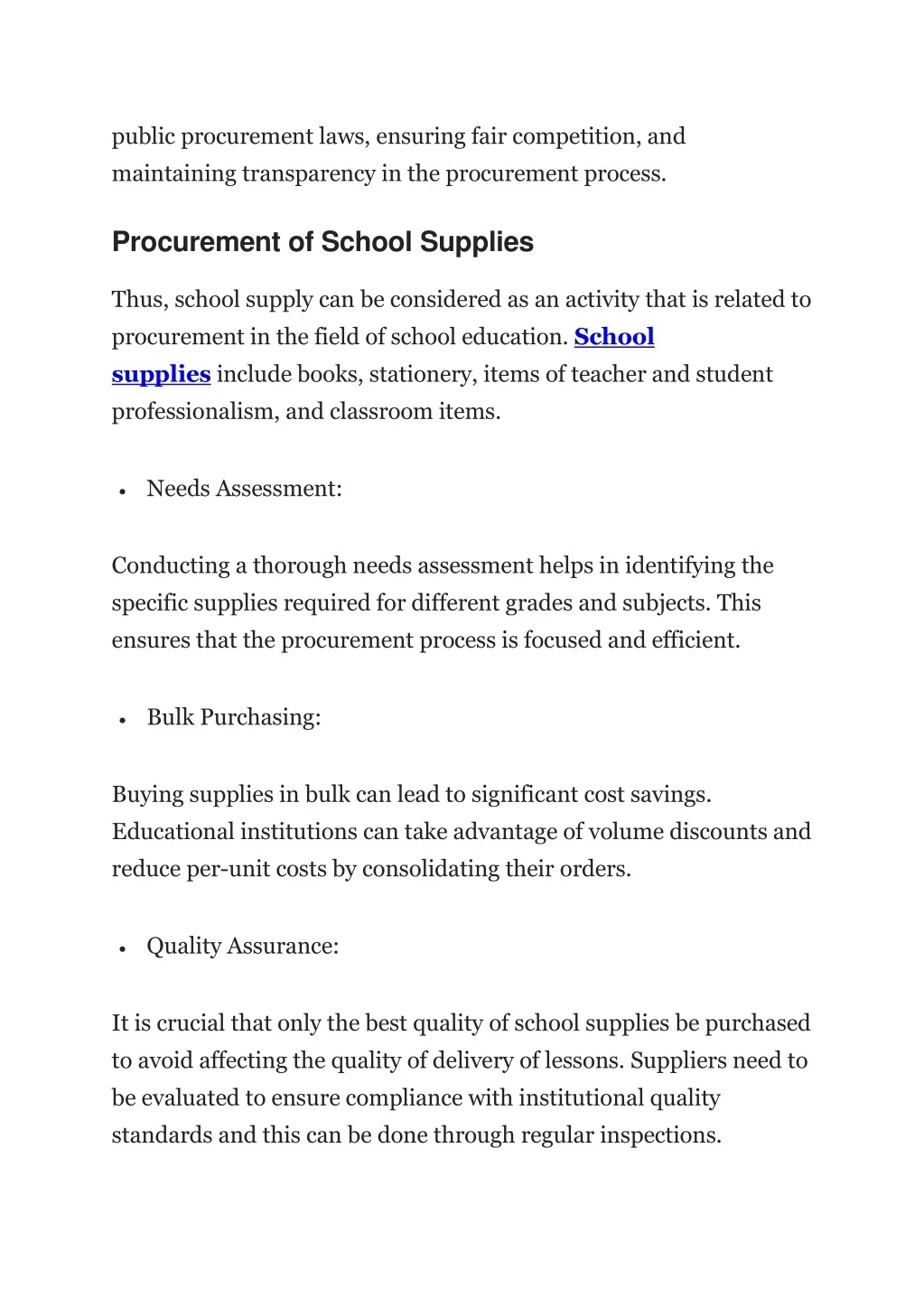 PPT - The Importance of Procurement in the Education Sector PowerPoint ...