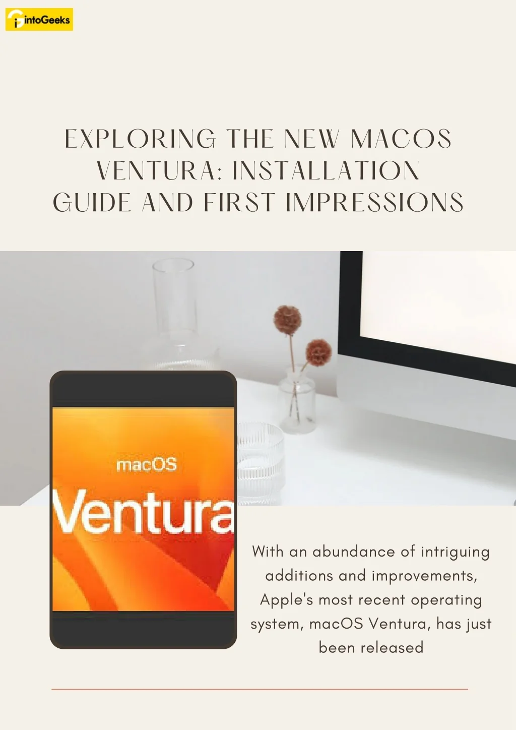 PPT - Exploring the New macOS Ventura Installation Guide and First ...