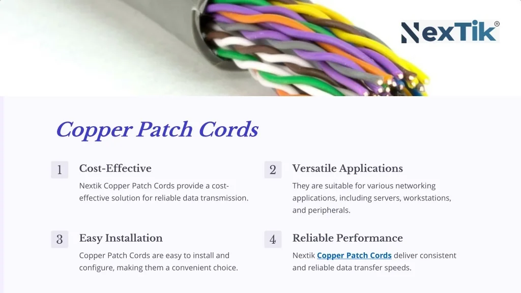 PPT - The Best Fiber Patch Cord & Copper Patch Cord PowerPoint Presentation - ID:13445696