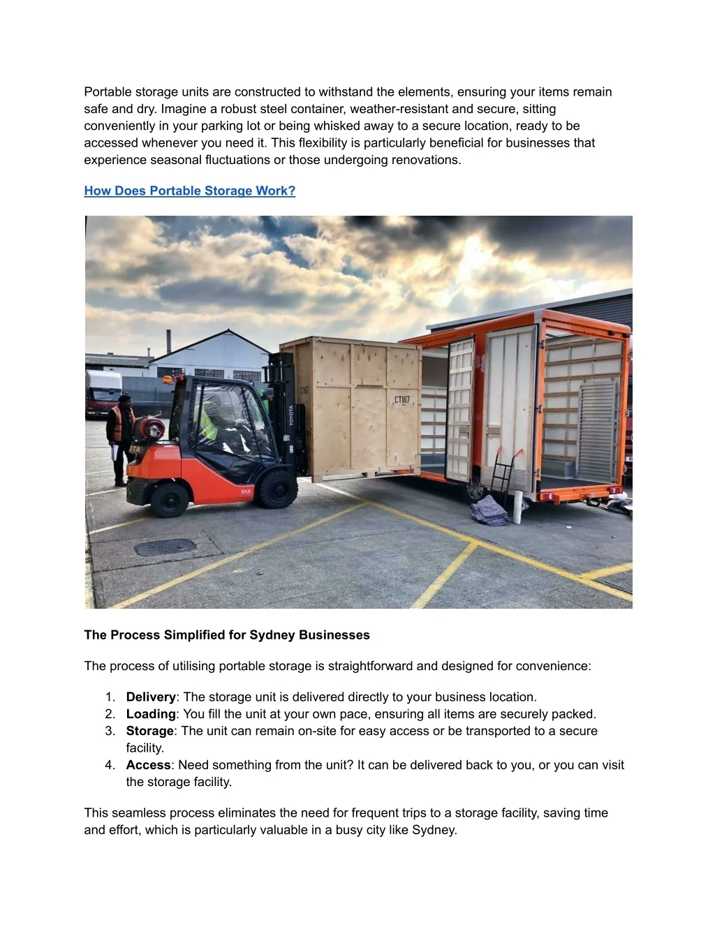 PPT - Streamline Your Sydney Business with Affordable Portable Storage ...