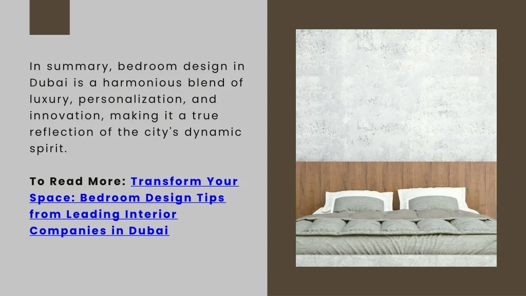 PPT - Bedroom Design Dubai A Blend of Luxury and Innovation PowerPoint ...