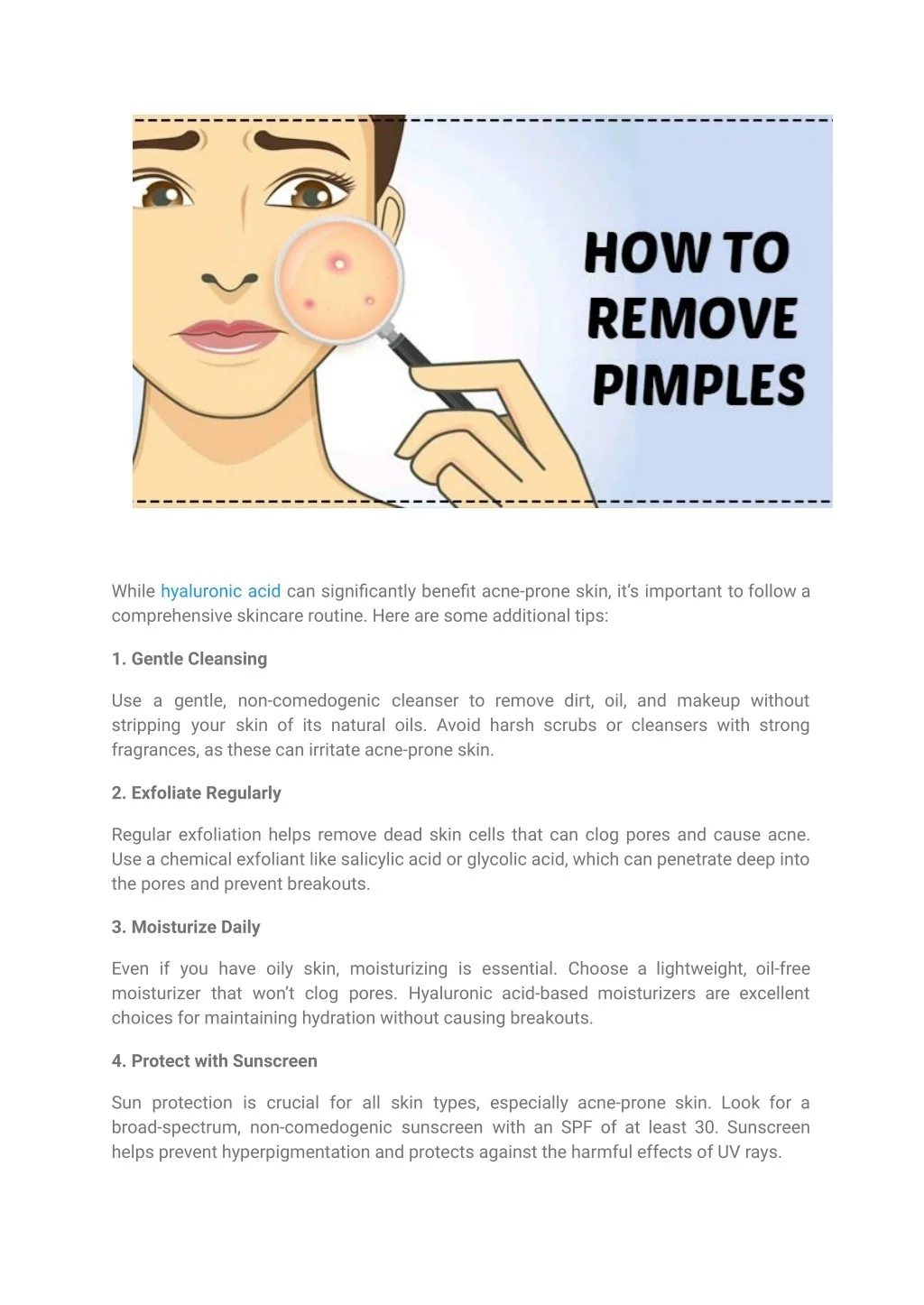 PPT - Hyaluronic Acid for Acne-Prone Skin Benefits and Tips PowerPoint ...
