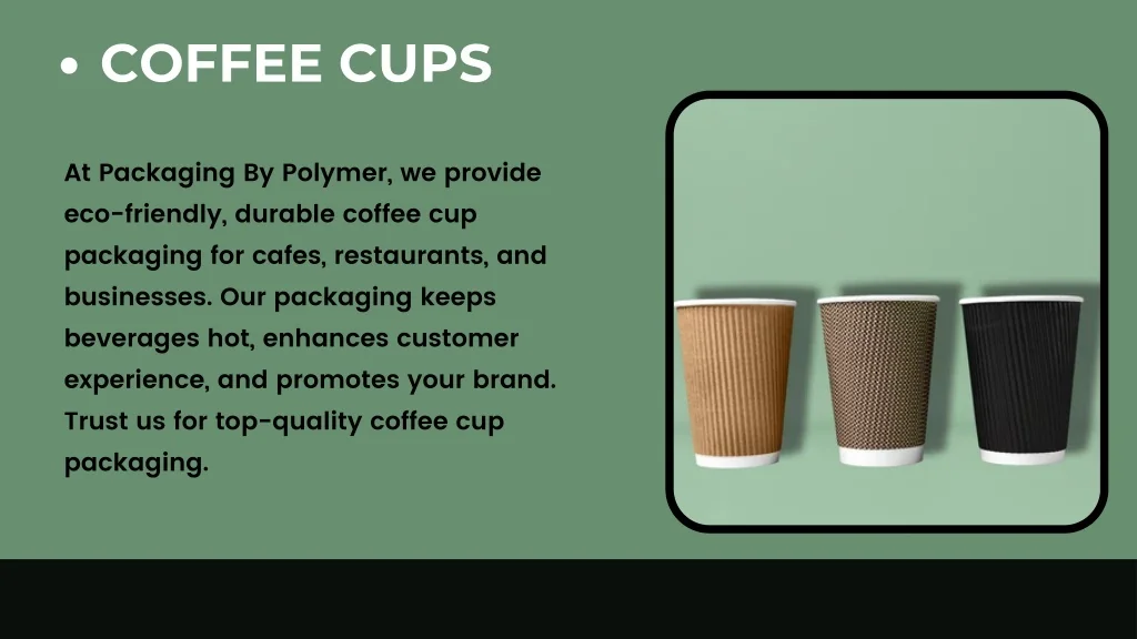 PPT - Premium Disposable Cups and Accessories From Packaging By Polymer ...