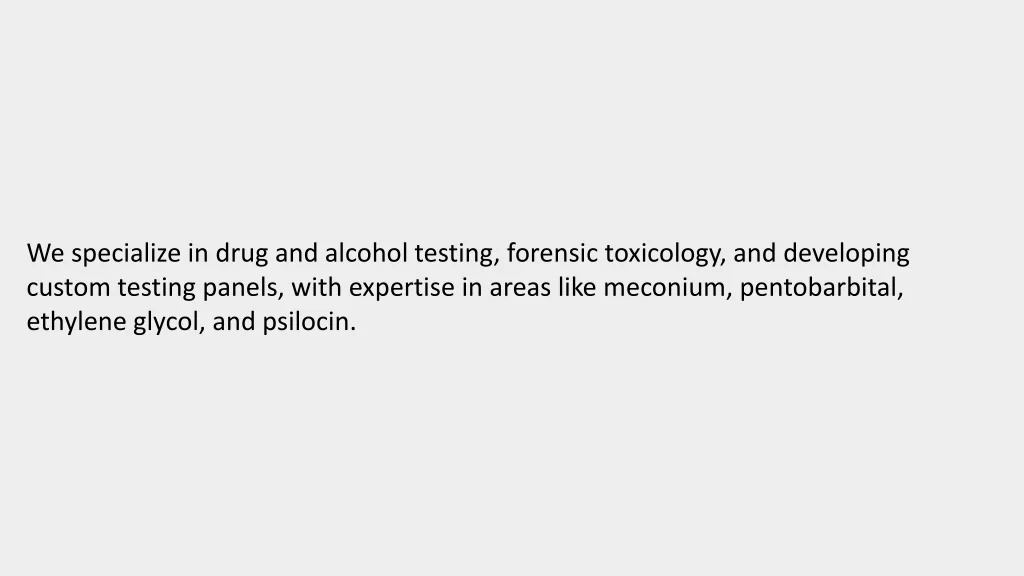 PPT - ExperTox - A Certified Clinical and Forensic Toxicology ...