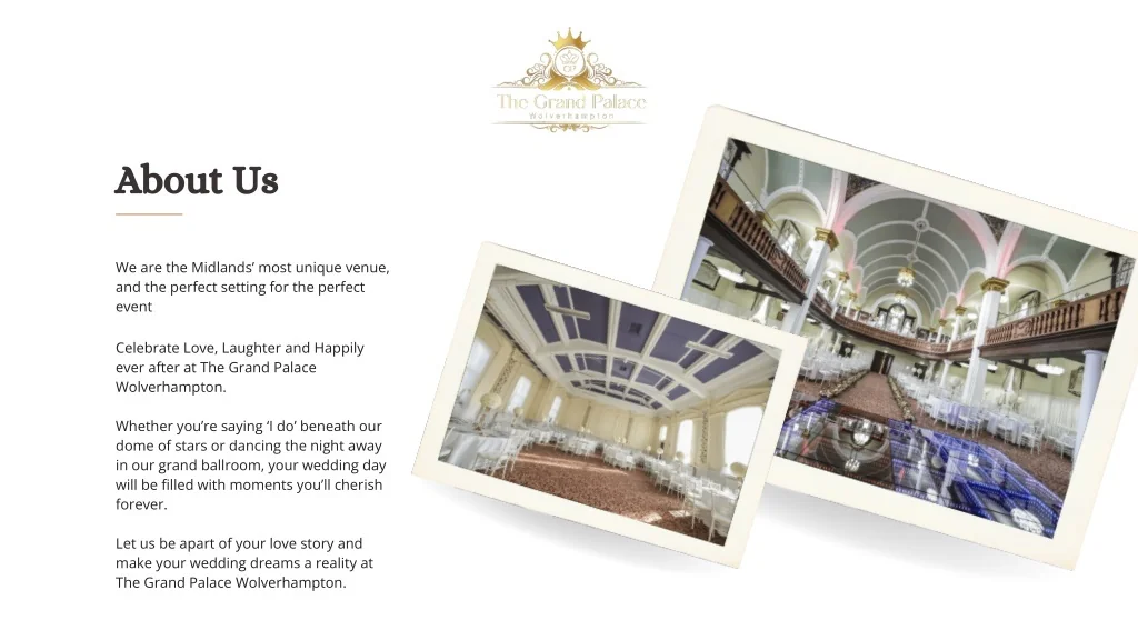 PPT - Wedding Reception Venues Wolverhampton | The Grand Palace ...