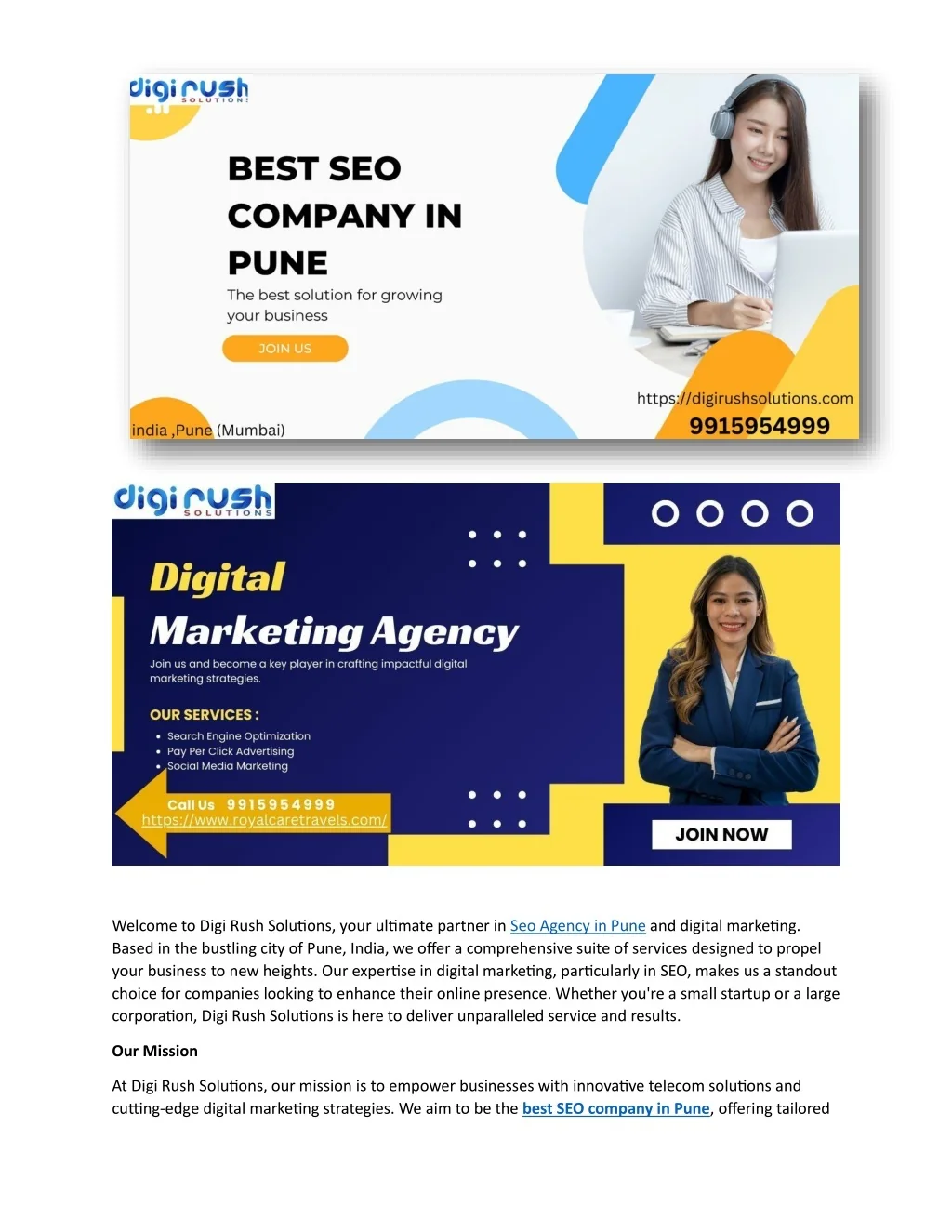 PPT - Best Seo Agency in Pune:Digi Rush Solutions. PowerPoint ...
