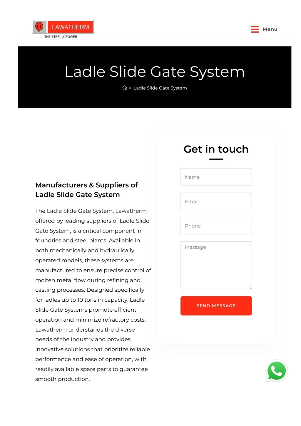 PPT - Ladle Slide Gate System Manufacturers and Suppliers in India ...