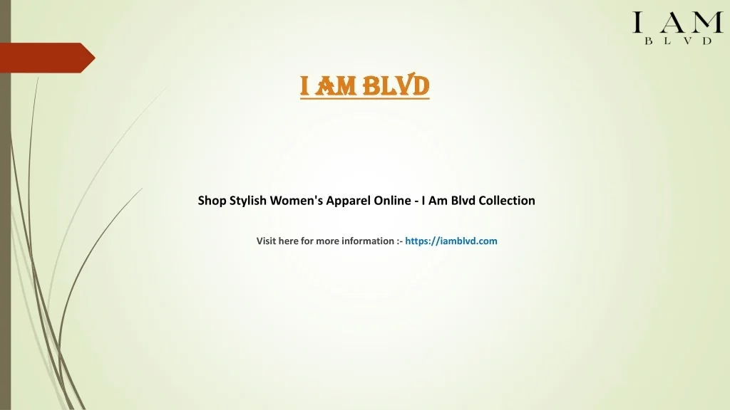 PPT - Explore Our Premium Collection at I Am Blvd India PowerPoint ...