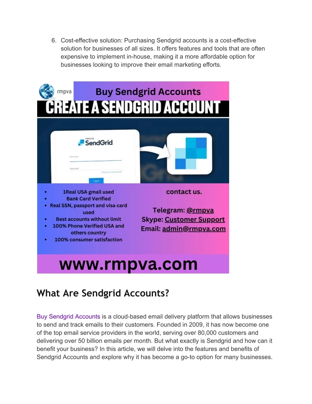 PPT - Buy Sendgrid Accounts_rmpva PowerPoint Presentation, free ...