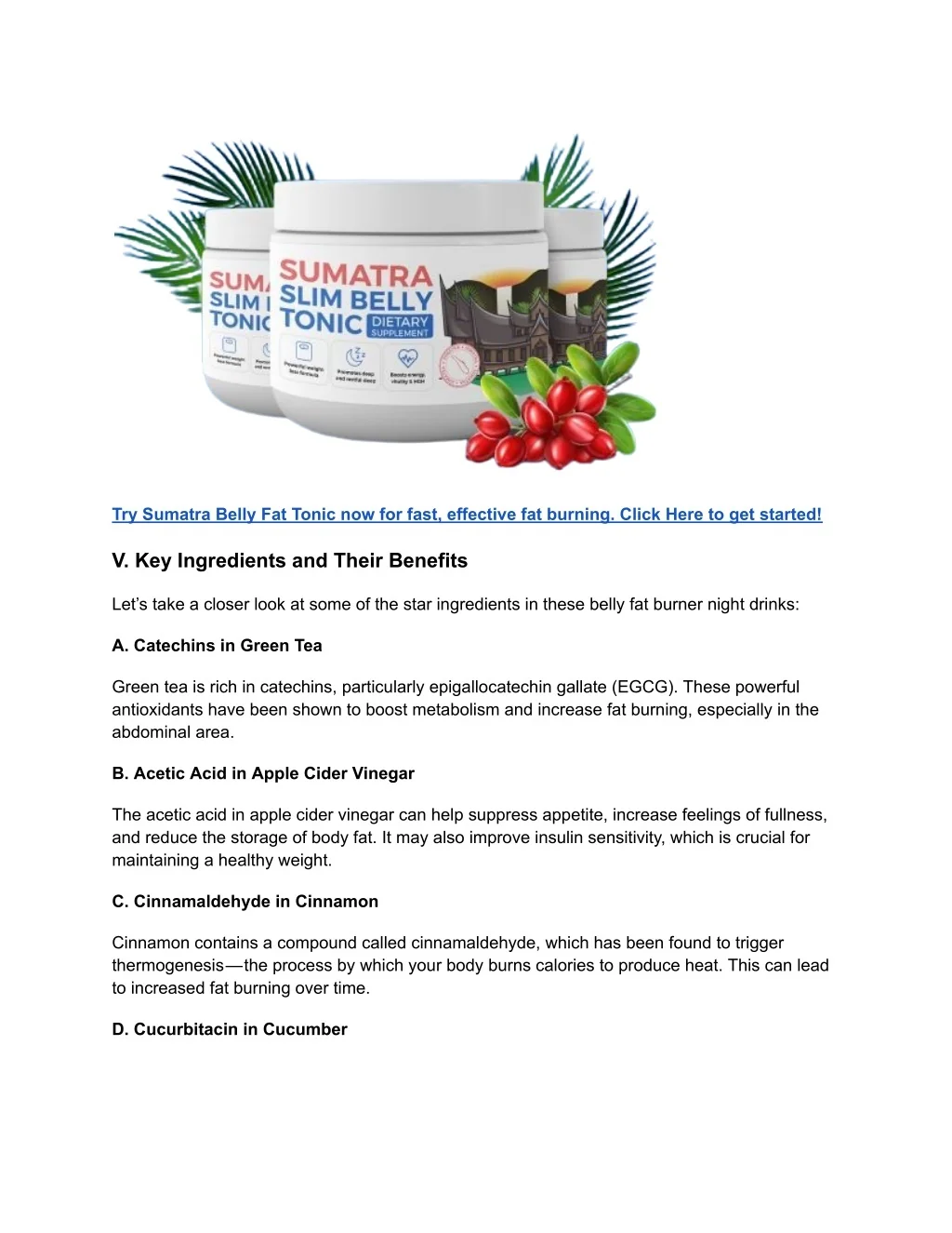 PPT - Belly Fat Burner Night Drink: Burning Belly Fat While You Sleep ...
