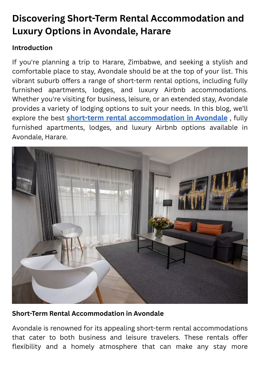 PPT - Discovering Short-Term Rental Accommodation and Luxury Options in ...