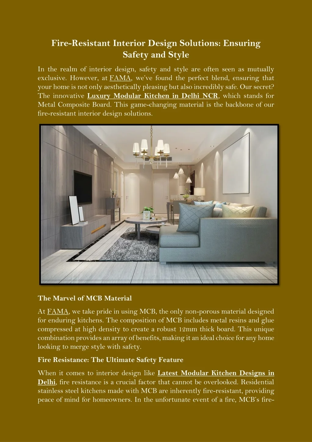 PPT - Fire-Resistant Interior Design Solutions Ensuring Safety and ...