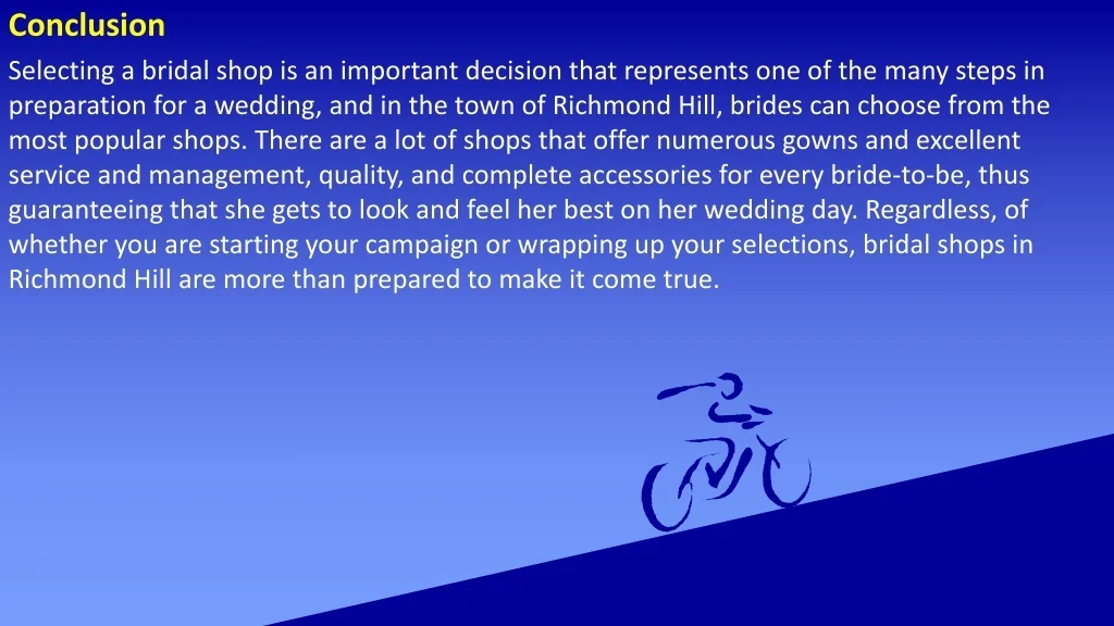 PPT - A Bridal Shop in Richmond Hill PowerPoint Presentation, free ...