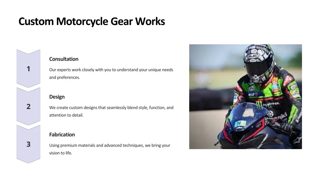 PPT - Best Motorcycle Racing Wear PowerPoint Presentation, free ...