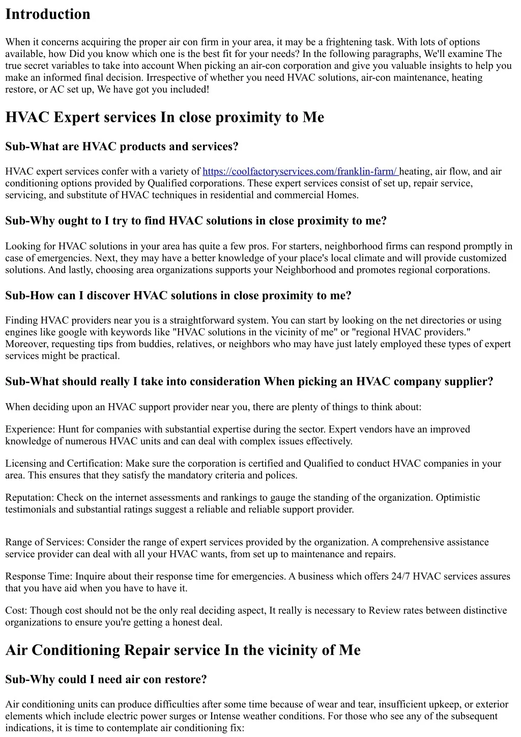 PPT - Air-con Businesses In the vicinity of Me: Deciding on the Ideal ...