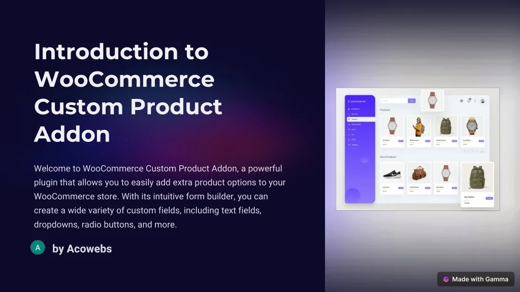 Ppt Introduction To Woocommerce Custom Product Addon Powerpoint Presentation Id13463173