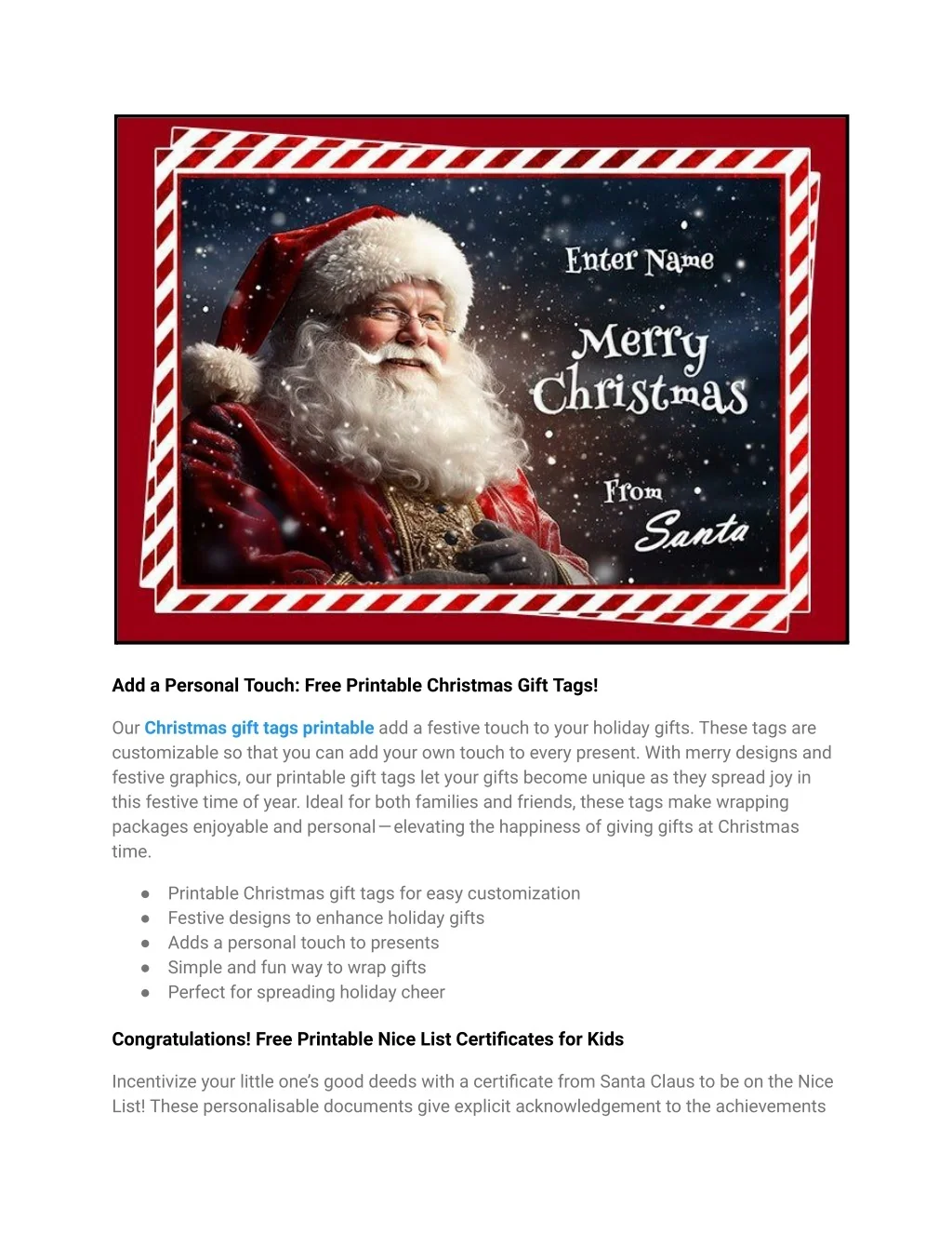 PPT - Magical Christmas_ Free Printable Letters and Templates for ...