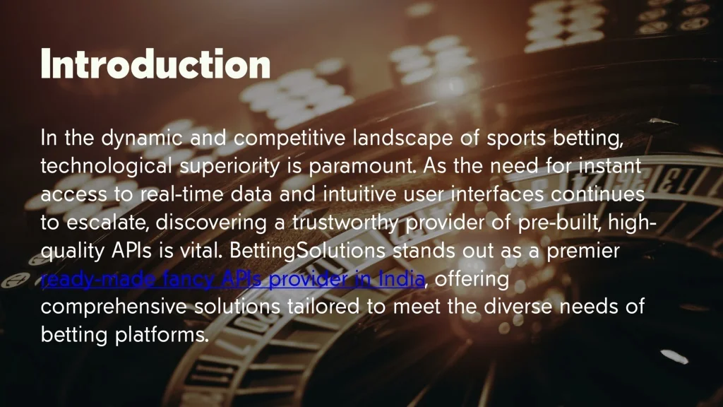 PPT - Top Ready-Made Fancy APIs Provider in India PowerPoint ...