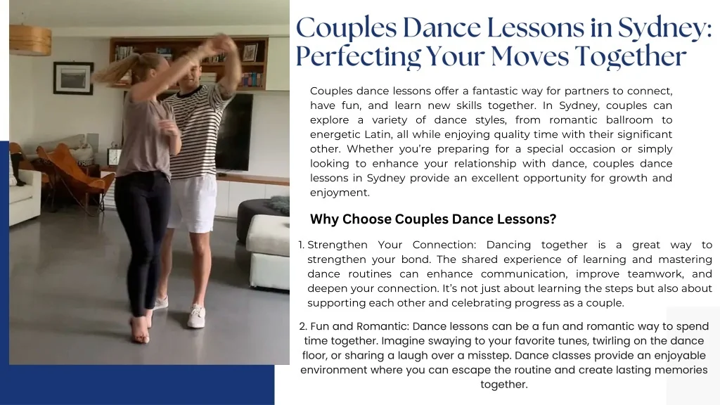 PPT - Couples Dance Lessons in Sydney: Perfecting Your Moves Together ...