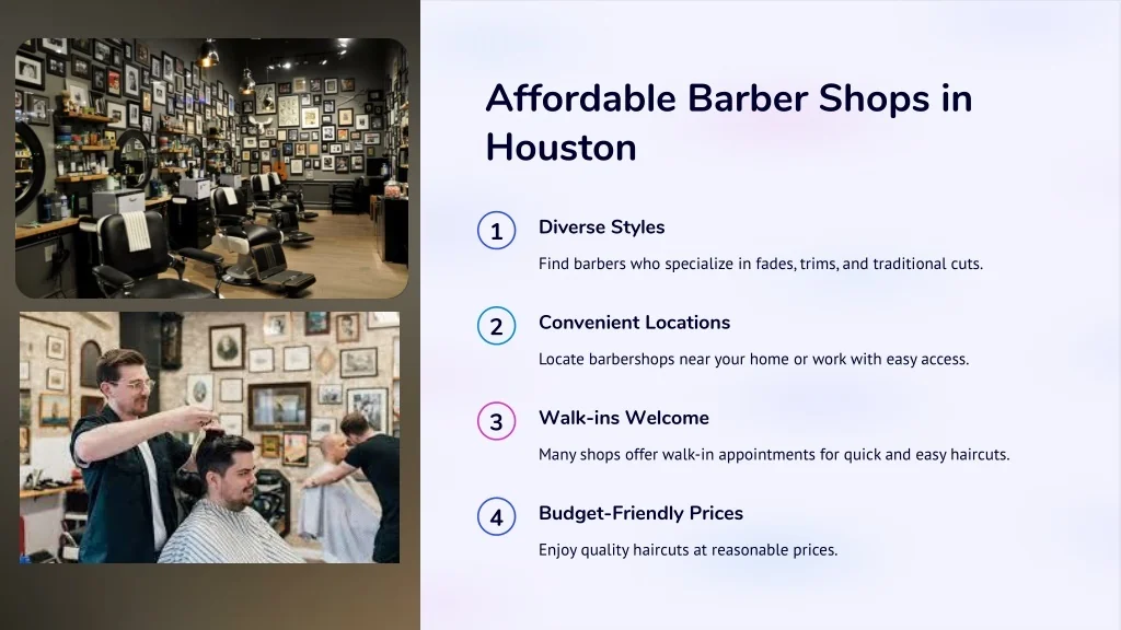 PPT - Affordable Barber Shops Houston & Beginner Barber Courses ...