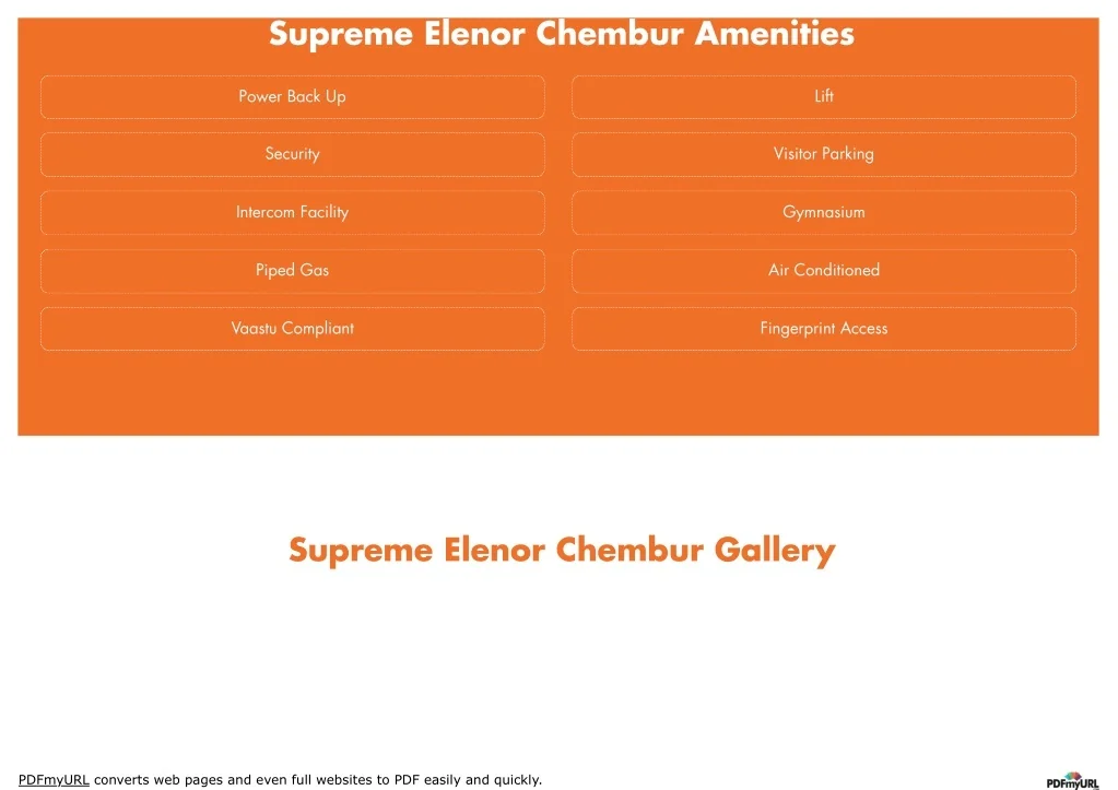 PPT - Supreme Elenor Chembur - Luxury 2 & 3 BHK Apartments PowerPoint ...