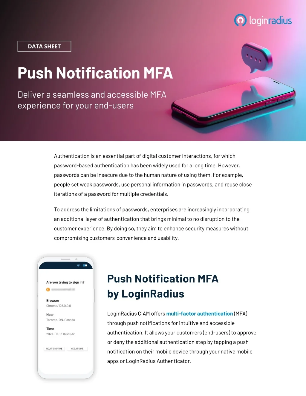 PPT - Secure Your Accounts: LoginRadius Push Notification MFA ...