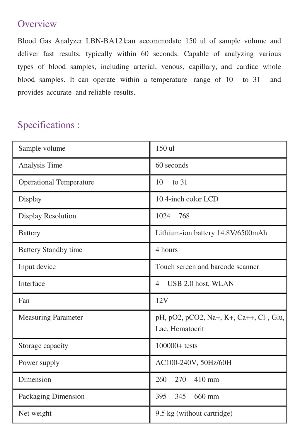 PPT - Blood Gas Analyzer 150 ul PowerPoint Presentation, free download ...