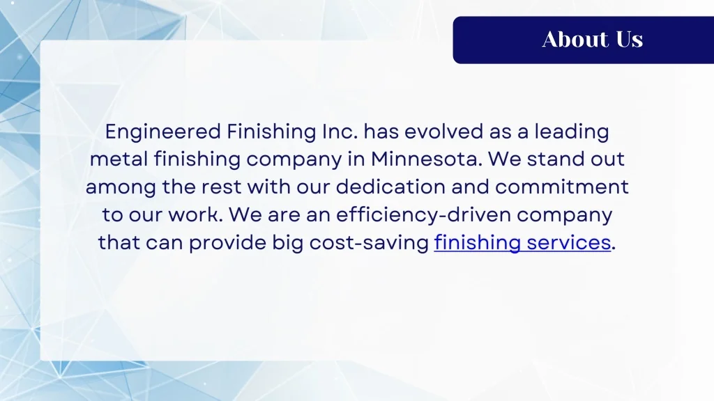 PPT - Engineered Finishing Inc PowerPoint Presentation, free download ...