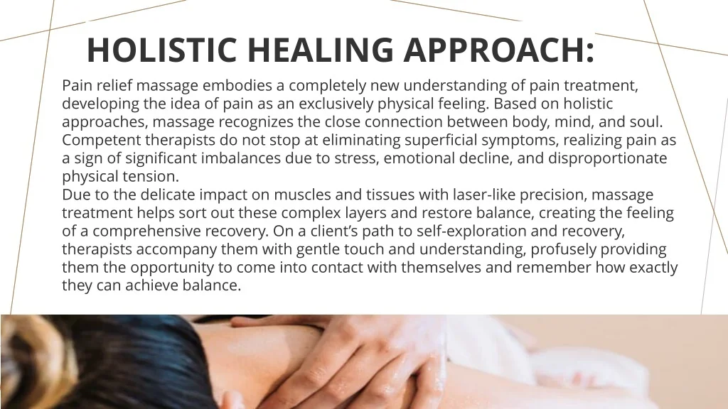 PPT - Why Pain Relief Massage Is a Natural Alternative to Medications ...