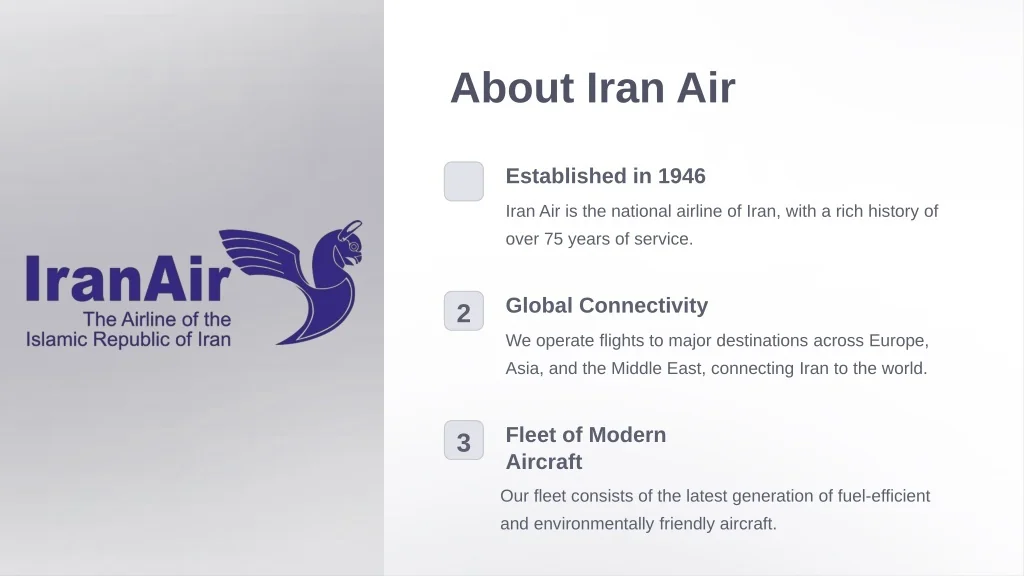 PPT - Seamless Travel Assistance at Iran Air Doha Office PowerPoint ...