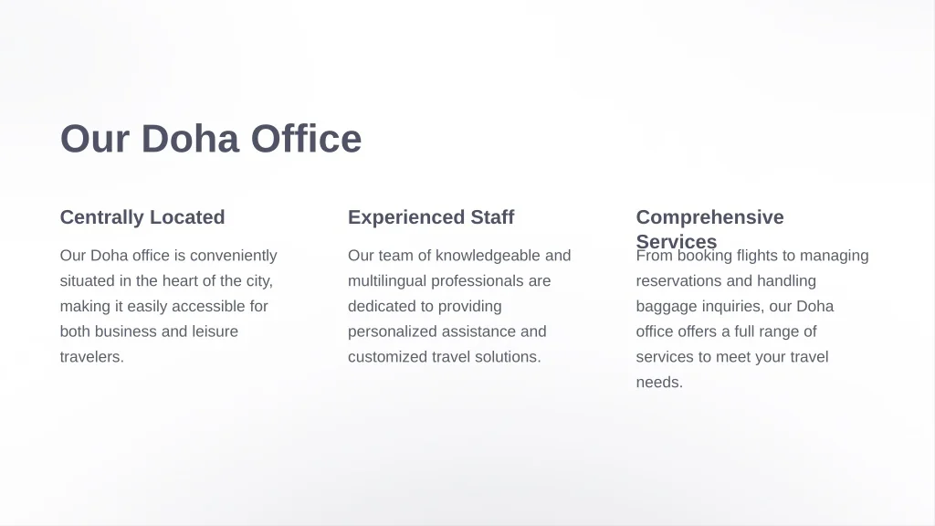 PPT - Seamless Travel Assistance at Iran Air Doha Office PowerPoint ...