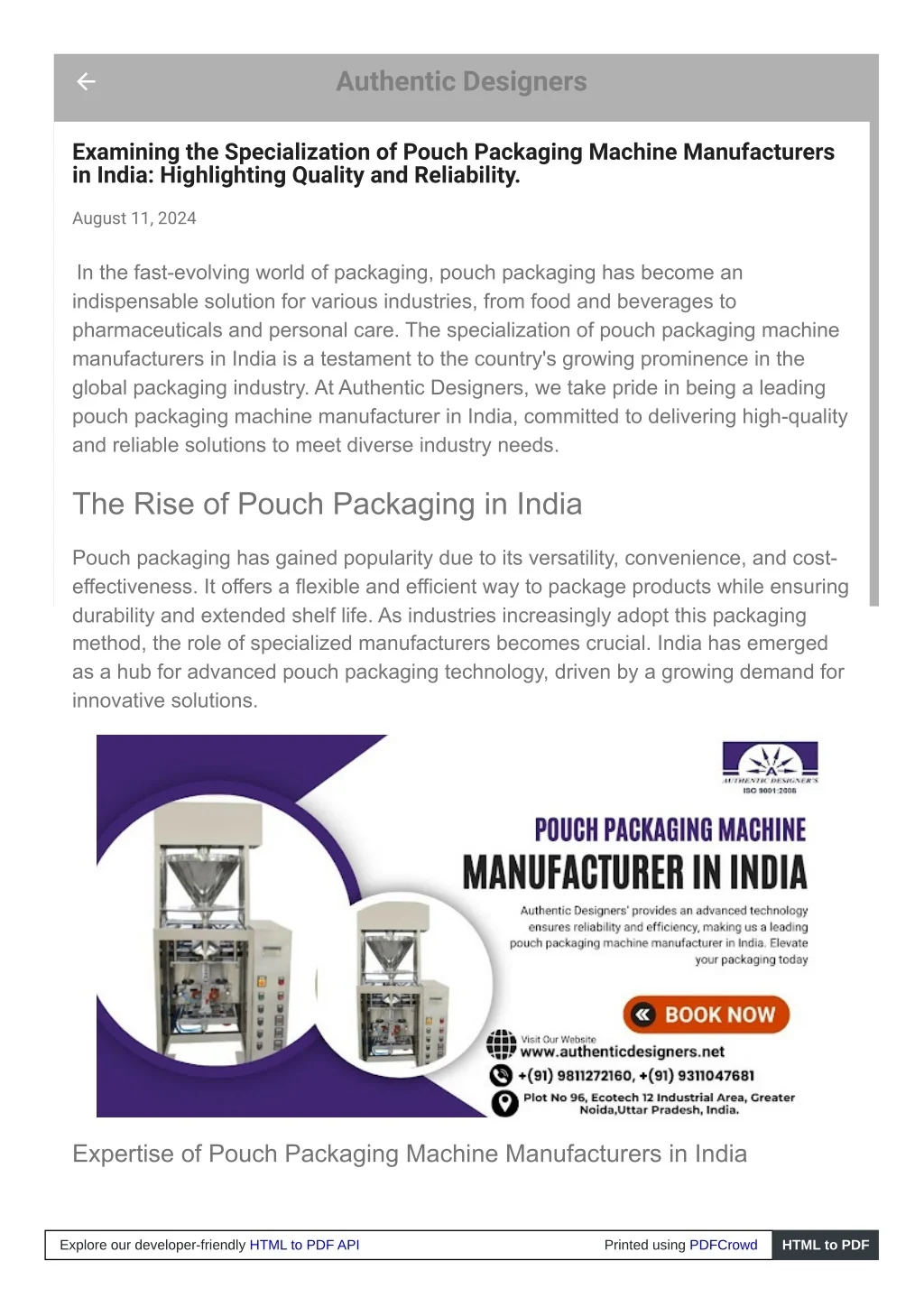 PPT - Leading Indian manufacturers' innovations in pouch packaging ...