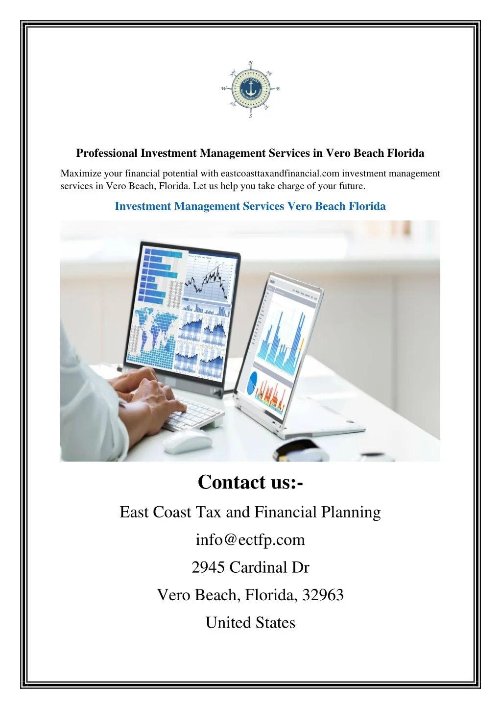 PPT - Professional Investment Management Services in Vero Beach Florida ...