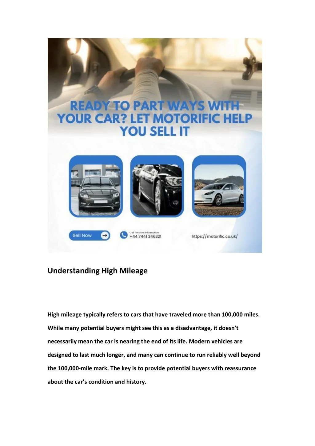 PPT - Best Place to Sell a Car With High Mileage PowerPoint ...