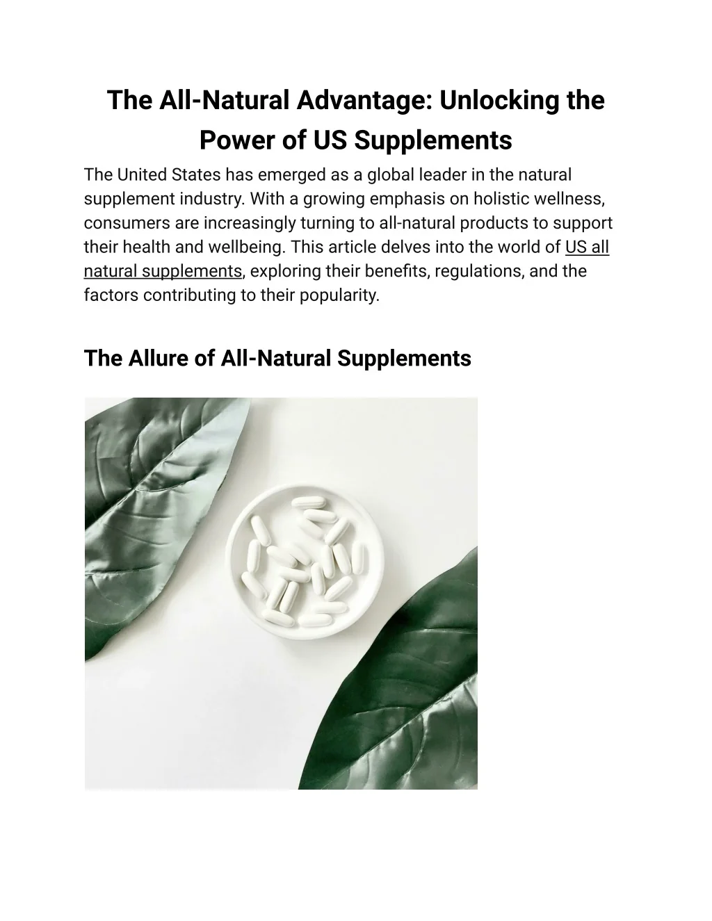PPT - Best All-Natural Multivitamin for Comprehensive Health PowerPoint ...