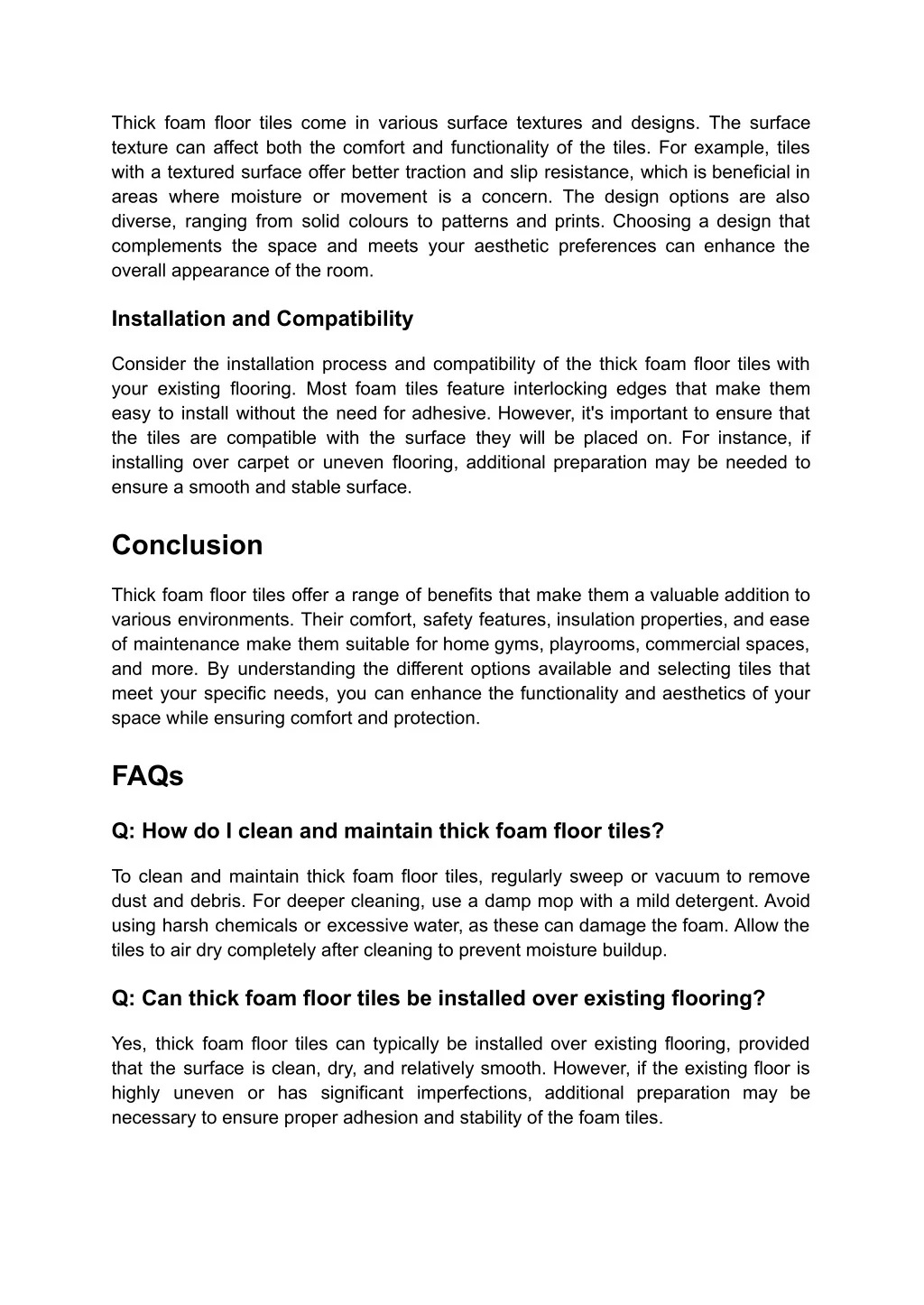PPT - The Ultimate Guide to Thick Foam Floor Tiles PowerPoint ...