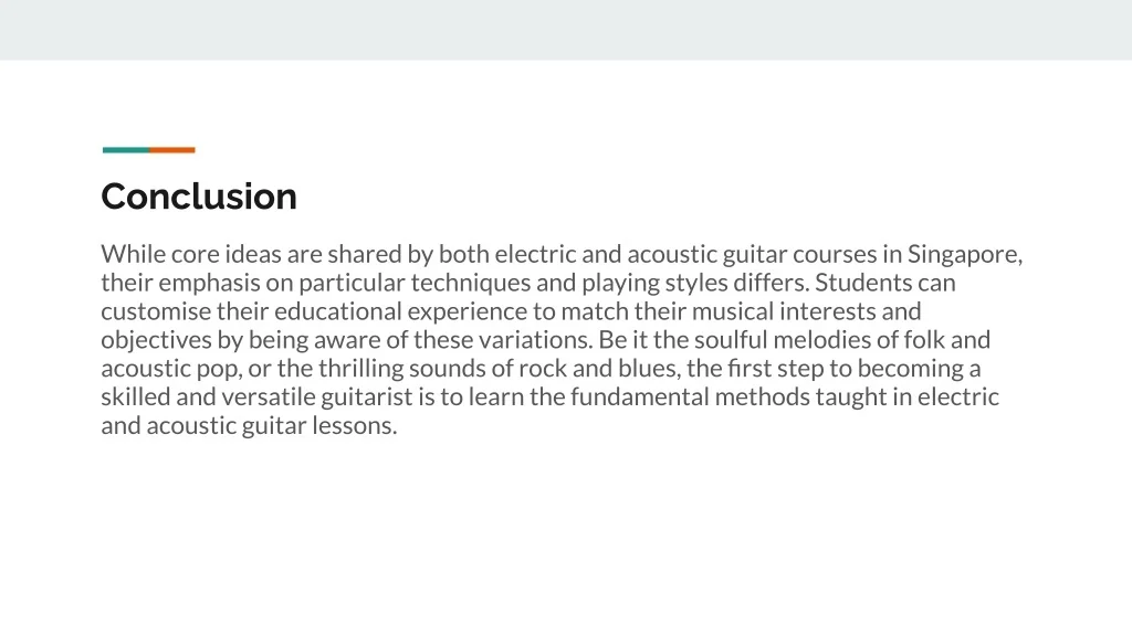 PPT - The Music Shed - Technique Differences Between Electric and ...