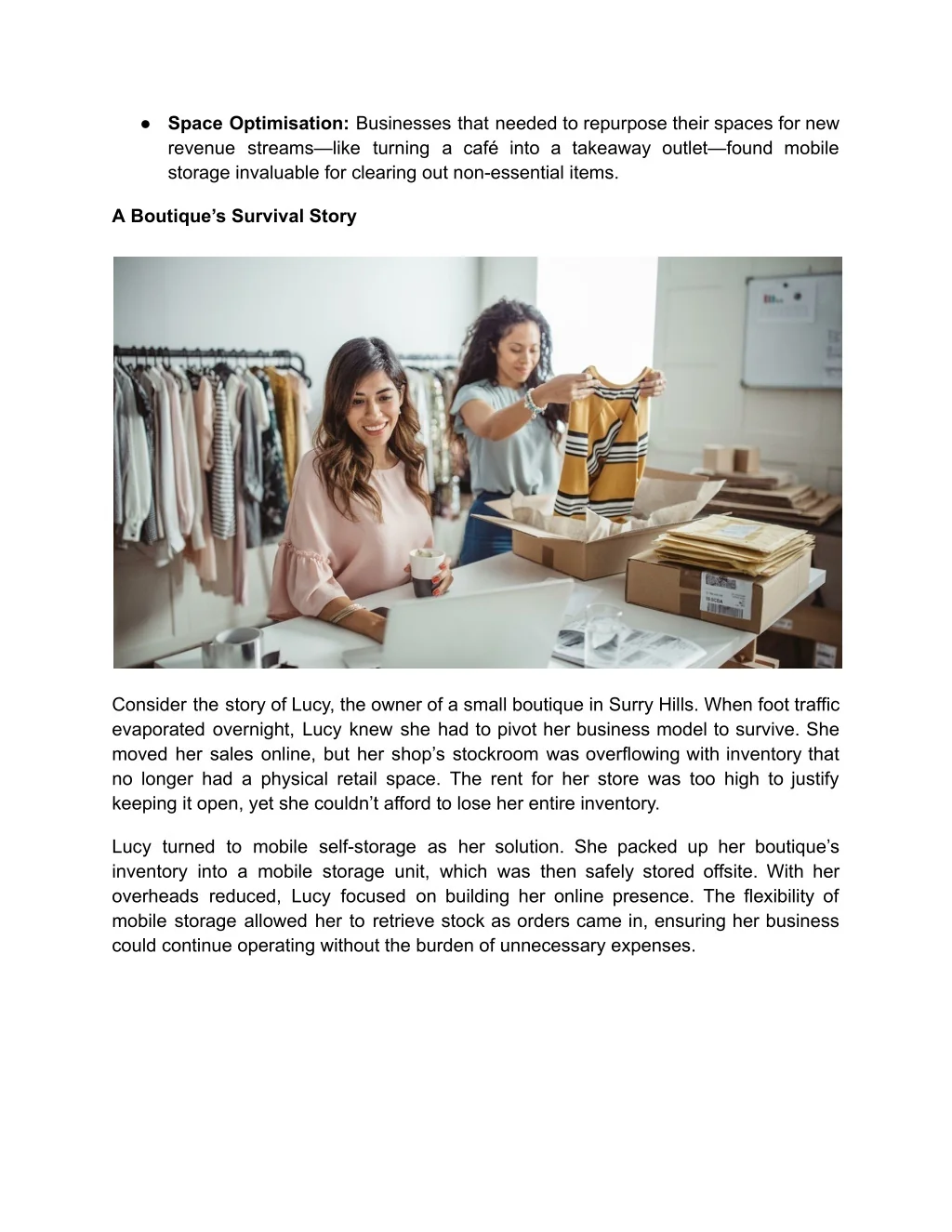 PPT - How Mobile Self-Storage Helped Our Small Sydney Businesses ...